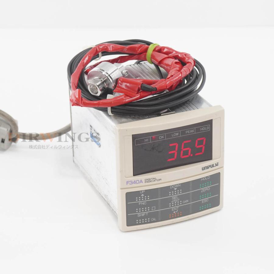 [PG]USED 8日保証 UNIPULSE KYOWA F340A LUR-A-1KNSA1 DIGITAL INDICATOR LOAD ...