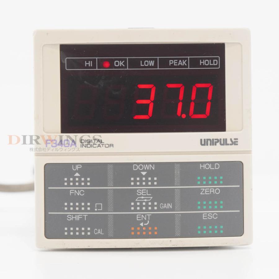 [PG]USED 8日保証 UNIPULSE KYOWA F340A LUR-A-1KNSA1 DIGITAL INDICATOR LOAD ...
