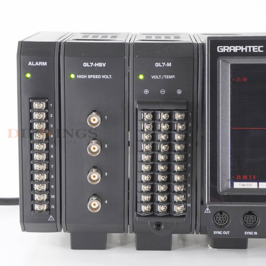 [DW]USED 8日保証 GRAPHTEC GL7000 DATA PLATFORM Data Logger データロガー データ ...