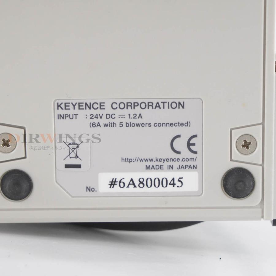 [PG]USED 8日保証 KEYENCE SJ-F030 SJ-F300 除電ブロアー イオナイザー 除電器 静電気対策機器 ACアダプター ...