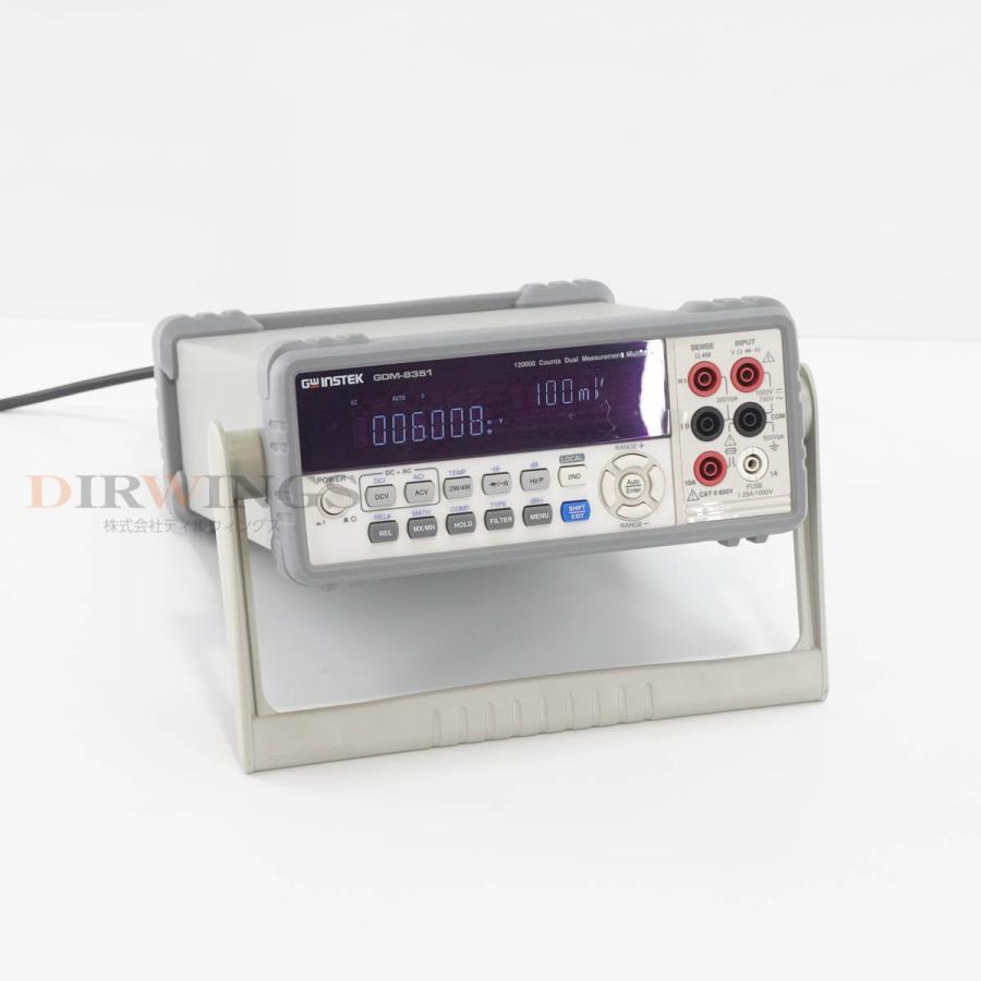 [DW]USED 8日保証 GW Instek GDM-8351 DMM 120000 Counts Dual Measurement Multimeter Digital デジタルマルチ ...