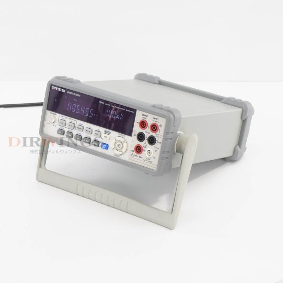 [DW]USED 8日保証 GW Instek GDM-8351 DMM 120000 Counts Dual Measurement Multimeter Digital デジタルマルチ ...