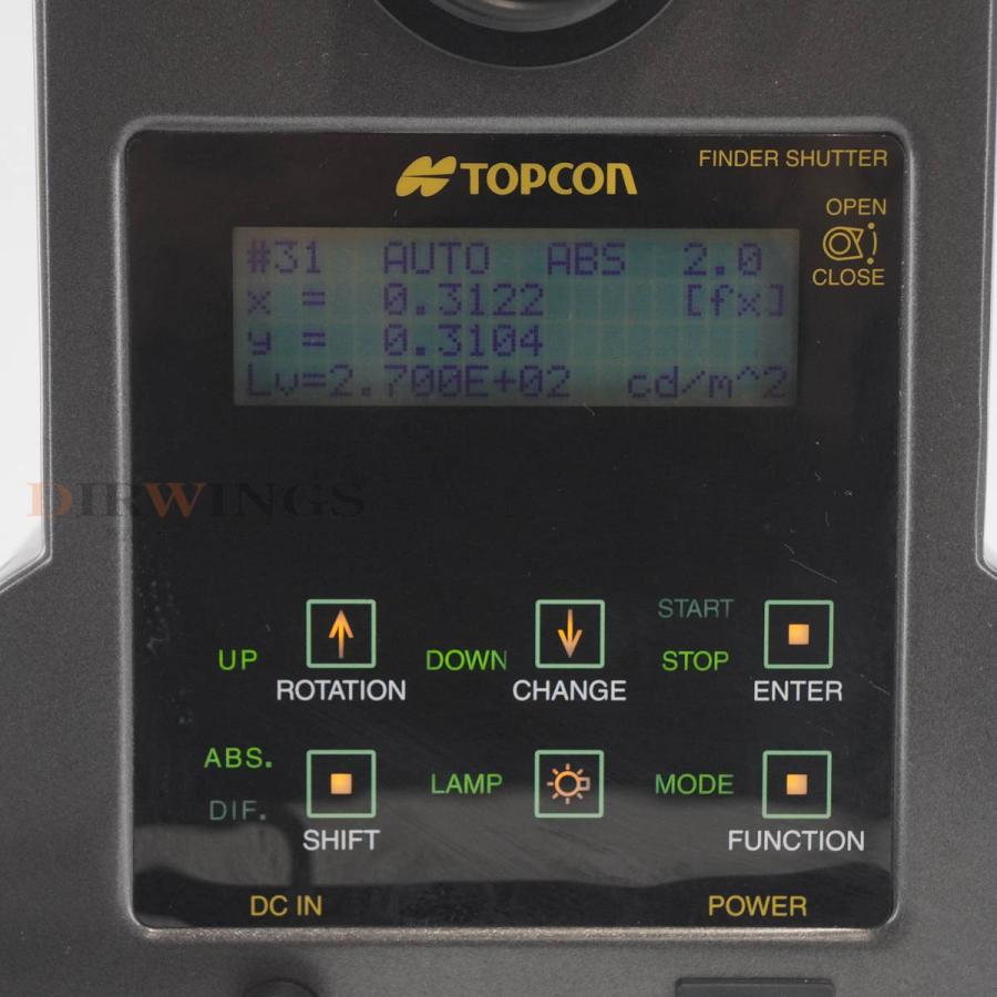 [DW]USED 8日保証 TOPCON SR-3 SPECTRORADIOMETER 分光放射計 ACアダプター 取扱説明書 [06834-0016] : DIRWINGSショップ - 通販 ...