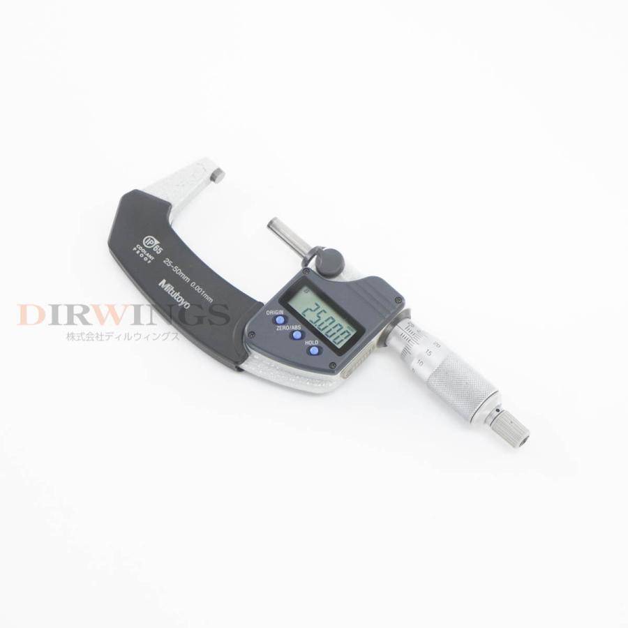 [DW]USED 8日保証 Mitutoyo MDC-50MJ 293-231 Micrometer デジタルマイクロメーター 25-50mm 0.001mm [06840-0012 ...