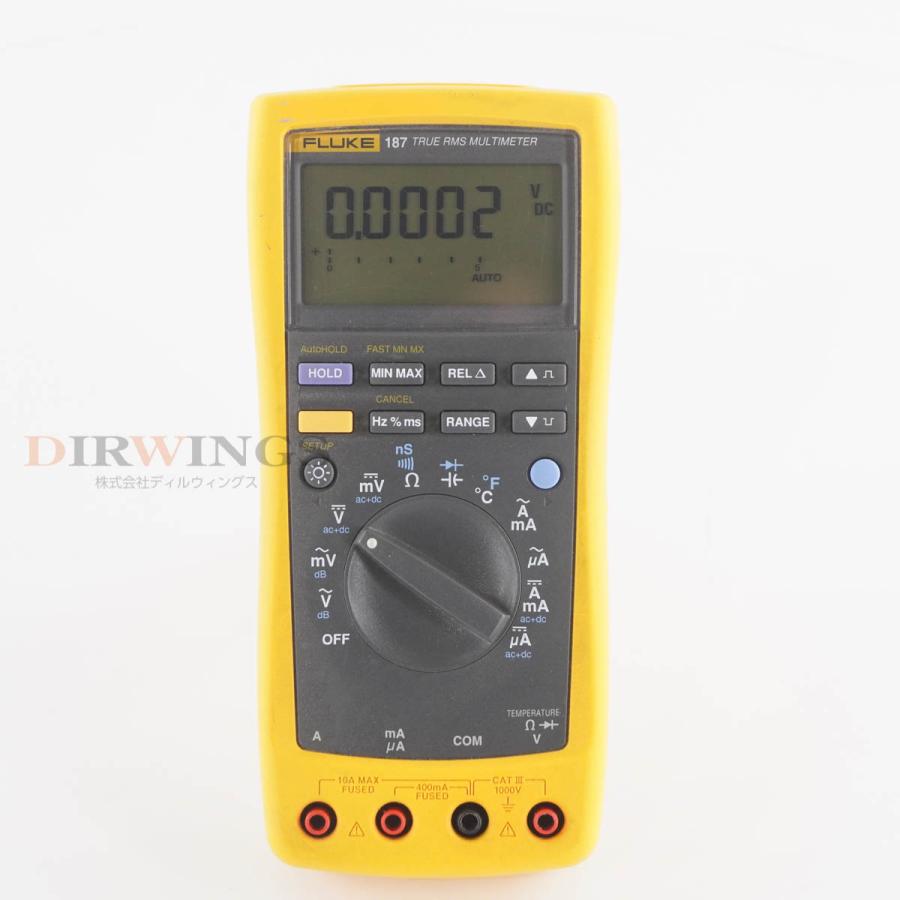 [DW]USED 8日保証 FLUKE 187 TRUE RMS MULTIMETER DIGITAL デジタルマルチメーター マルチメーター ...