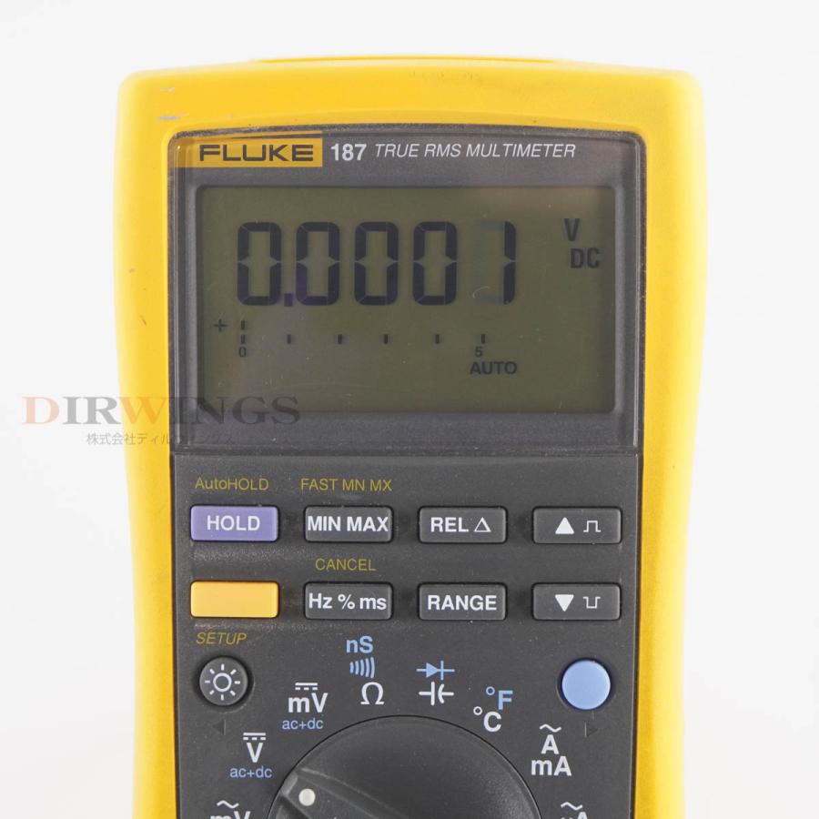 [DW]USED 8日保証 FLUKE 187 TRUE RMS MULTIMETER DIGITAL デジタルマルチメーター マルチメーター ...