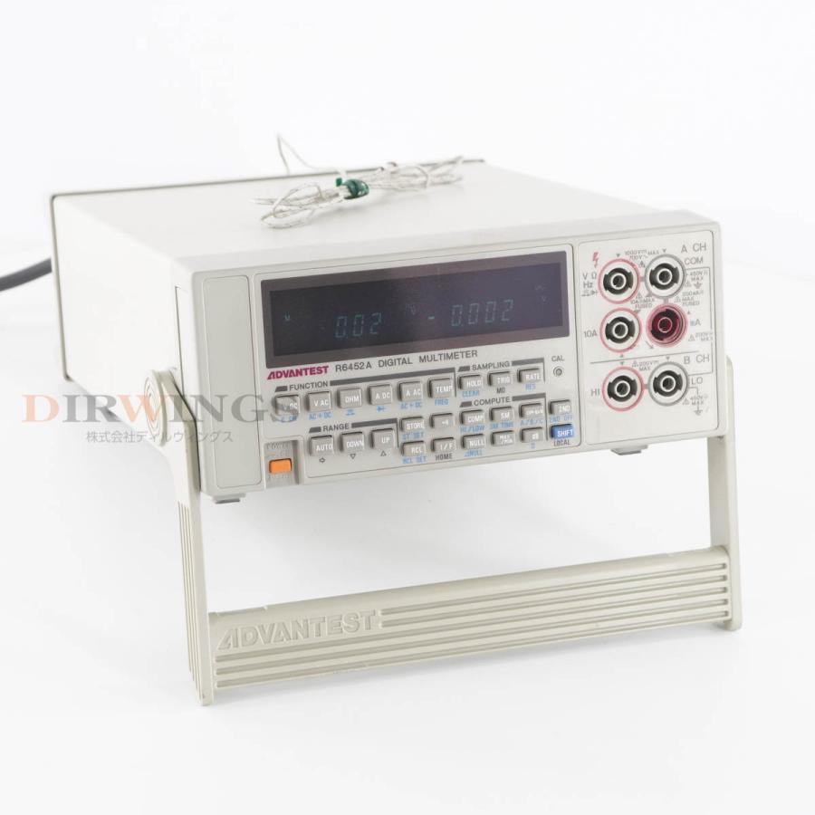 [DW]USED 8日保証 ADVANTEST R6452A DMM DIGITAL MULTIMETER デジタルマルチメーター ...