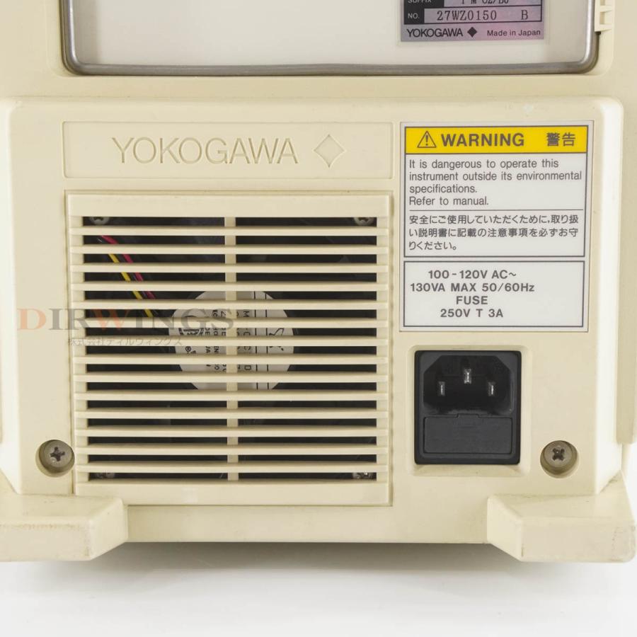 [DW]USED 8日保証 YOKOGAWA DL1520 701505-1-M-C2/B5 DIGITAL OSCILLOSCOPE デジタルオシロスコープ 8bits 200MS/s ...