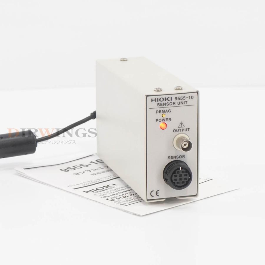 [DW]USED 8日保証 02/2024CAL HIOKI 9555-10 SENSOR UNIT センサーユニット センサー用電源 AC ...