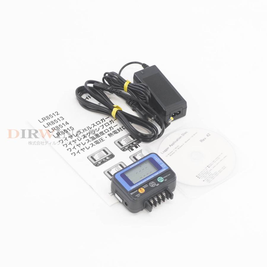 [DW]USED 8日保証 01/2024CAL HIOKI LR8515 WIRELESS VOLTAGE/TEMP LOGGER ...