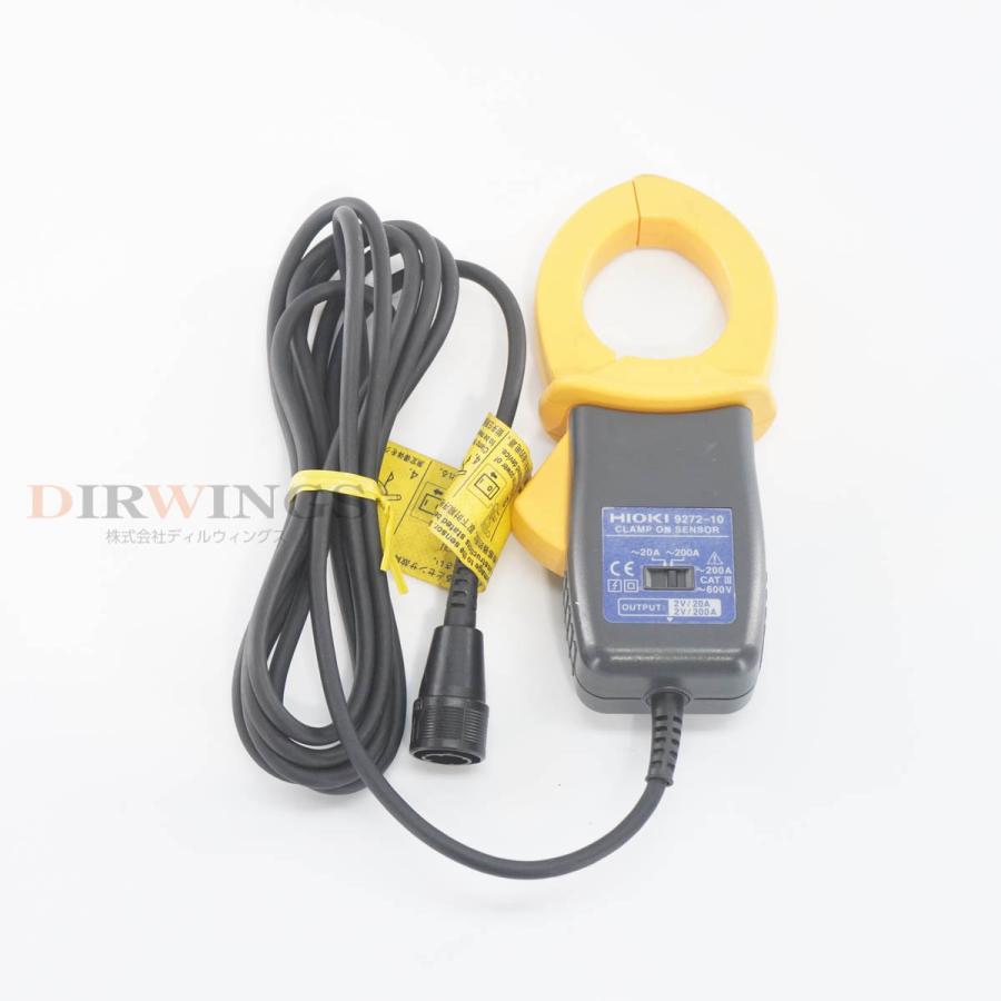 [DW]USED 8日保証 3個セット 05~07/2024CAL HIOKI 9272-10 CLAMP ON SENSOR クランプオンセンサー 電流センサー AC20/200A ...