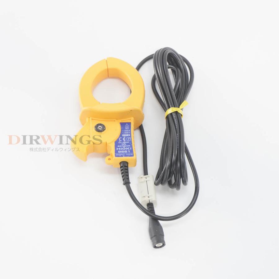 [DW]USED 8日保証 2個セット HIOKI 9661 CLAMP ON SENSOR クランプオンセンサー クランプオンセンサ ...