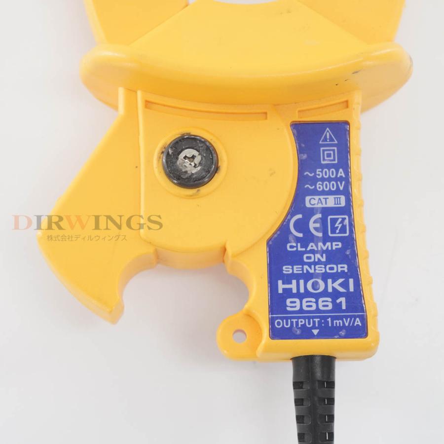 [DW]USED 8日保証 2個セット HIOKI 9661 CLAMP ON SENSOR クランプオンセンサー クランプオンセンサ ...