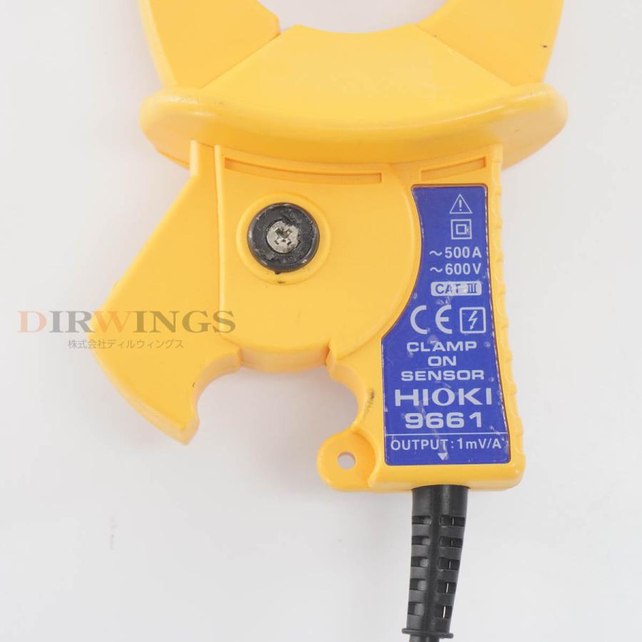 [DW]USED 8日保証 2個セット HIOKI 9661 CLAMP ON SENSOR クランプオンセンサー クランプオンセンサ ...