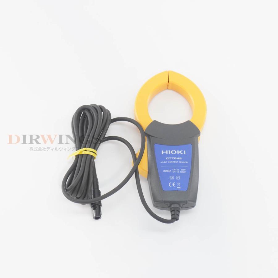 [DW]USED 8日保証 校正2025年9月まで有効 HIOKI CT7642 AC/DC CURRENT SENSOR AC/DCカレントセンサー 電流センサー 2000A ...