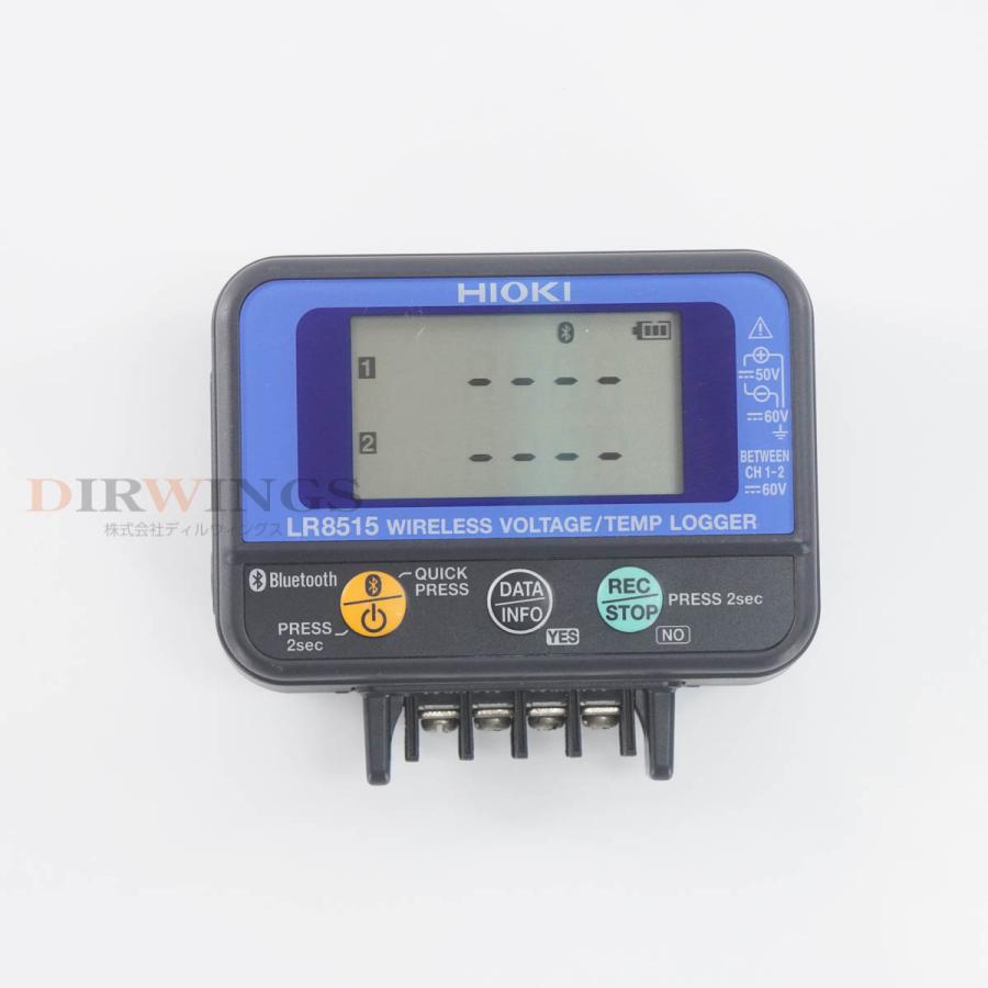 [DW]USED 8日保証 校正2025年5月まで有効 HIOKI LR8515 WIRELESS VOLTAGE/TEMP LOGGER ...