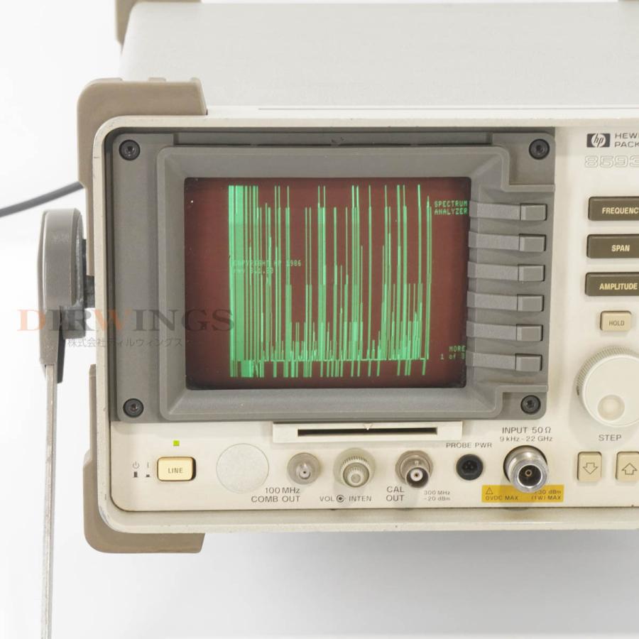 [JB]USED 保証なし hp 8593A スペアナ SPECTRUM ANALYZER スペクトラムアナライザー OPT 021 9kHz ...