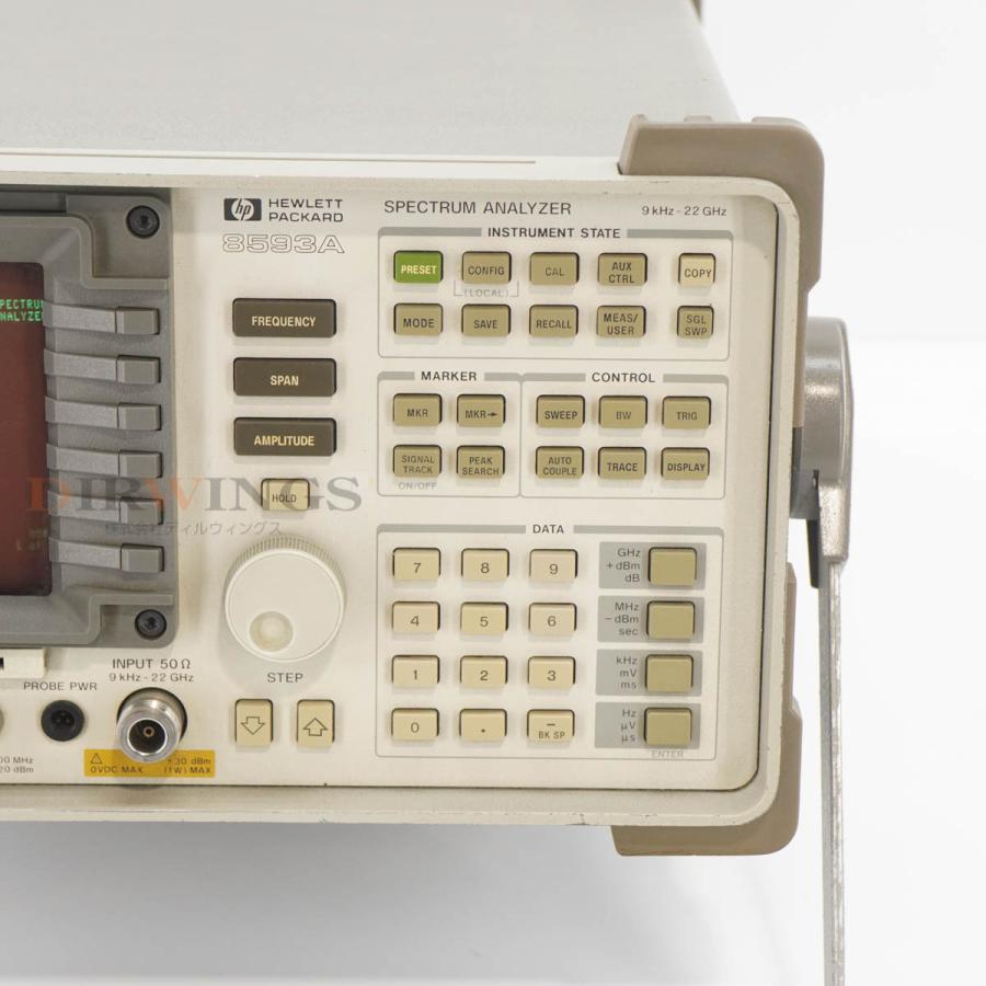 [JB]USED 保証なし hp 8593A スペアナ SPECTRUM ANALYZER スペクトラムアナライザー OPT 021 9kHz ...