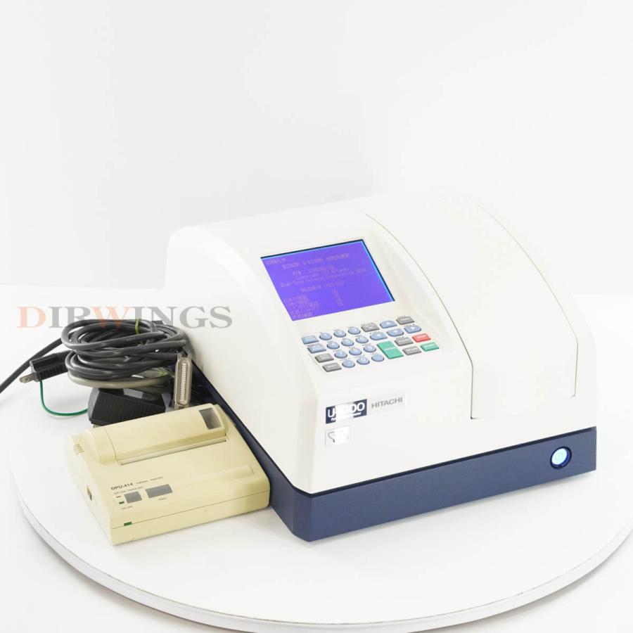 [DW]USED 8日保証 HITACHI U-5100 Spectrophotometer レシオビーム分光光度計 DPU-414 ACアダプター 電源コード [06873-0004 ...