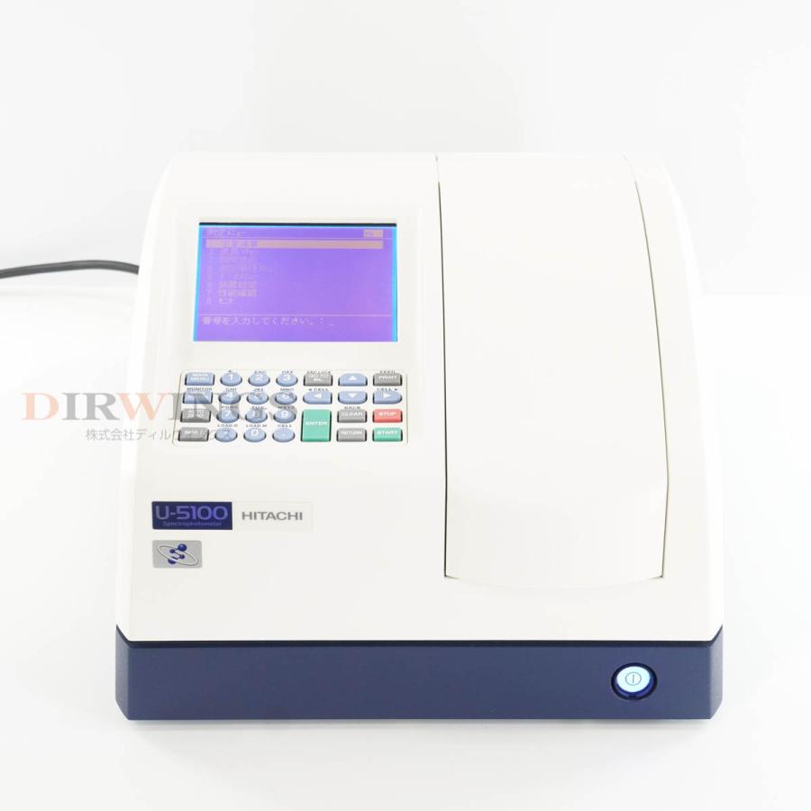 [DW]USED 8日保証 HITACHI U-5100 Spectrophotometer レシオビーム分光光度計 DPU-414 AC ...