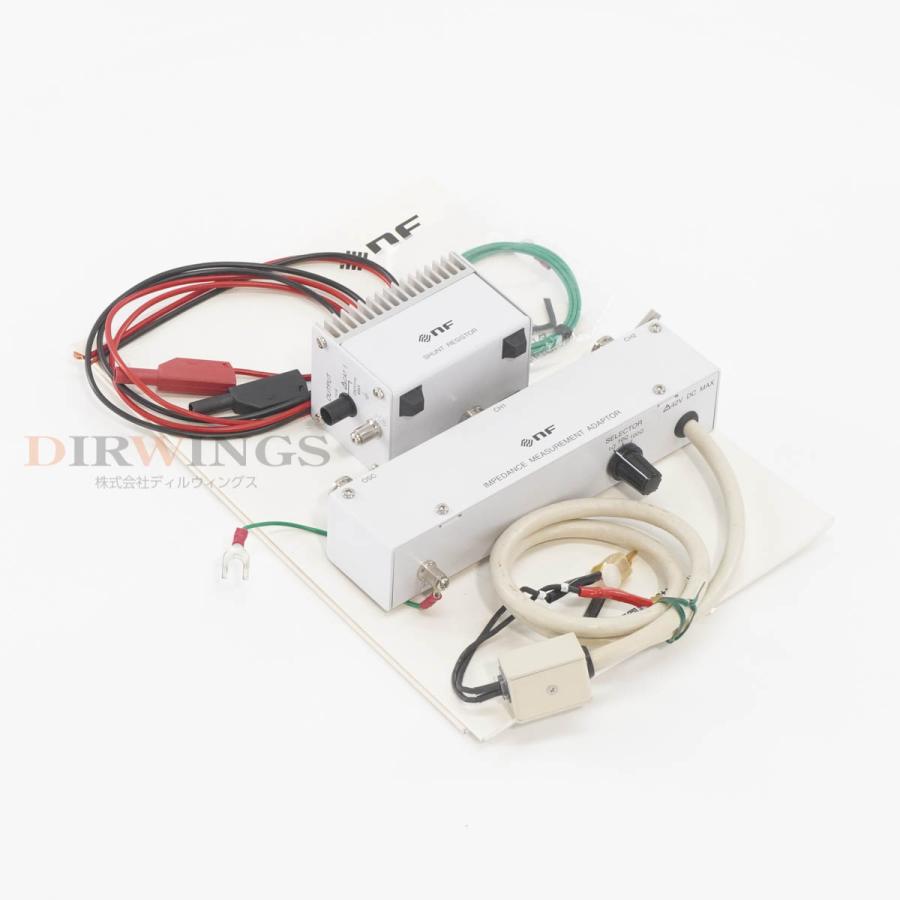 [DW]USED 8日保証 セット NF PA-001-0370-002 PA-001-0368-004 IMPEDANCE MEASUREMENT ADAPTOR SHUNT ...