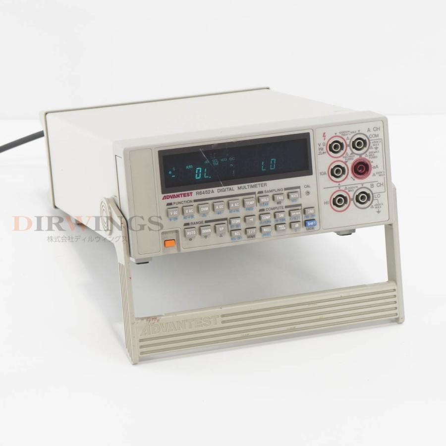[JB]USED 保証なし ADVANTEST R6452A DMM DIGITAL MULTIMETER デジタルマルチメーター ...