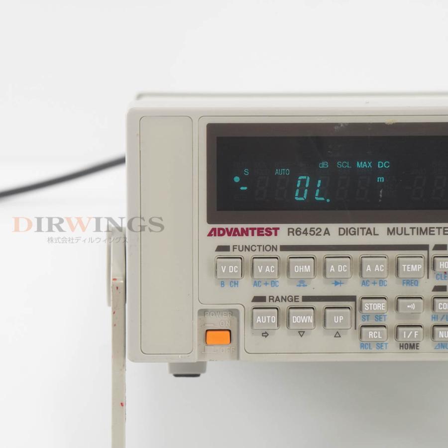 [JB]USED 保証なし ADVANTEST R6452A DMM DIGITAL MULTIMETER デジタルマルチメーター ...