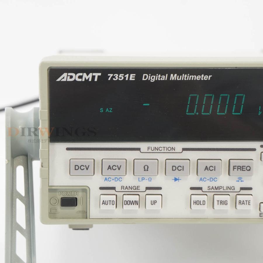 [JB]USED 保証なし ADCMT 7351E DMM Digital Multimeter デジタルマルチメーター [06874 ...