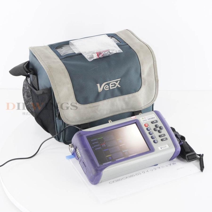 [DW]USED 8日保証 次期校正2024年2月 VeEX VePAL CX380J Cable Expert CATV Analyzer ...