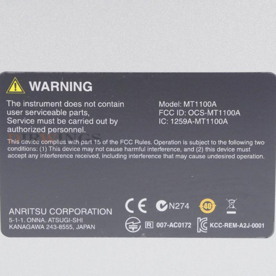 [DW]USED 8日保証 Anritsu MT1100A Network Master Flex ネットワークマスタ フレックス ...