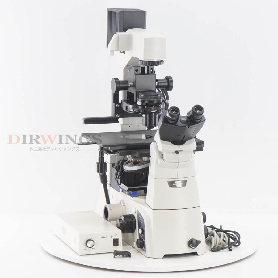 [DW]USED 8日保証 NIKON ECLIPSE Ti-U TI-DH Microscope 倒立顕微鏡 CFI10×/22 ...