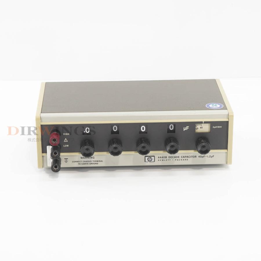 [DW]USED 8日保証 03/2023CAL hp 4440B YHP DECADE CAPACITOR 標準キャパシタンス ディケード ...