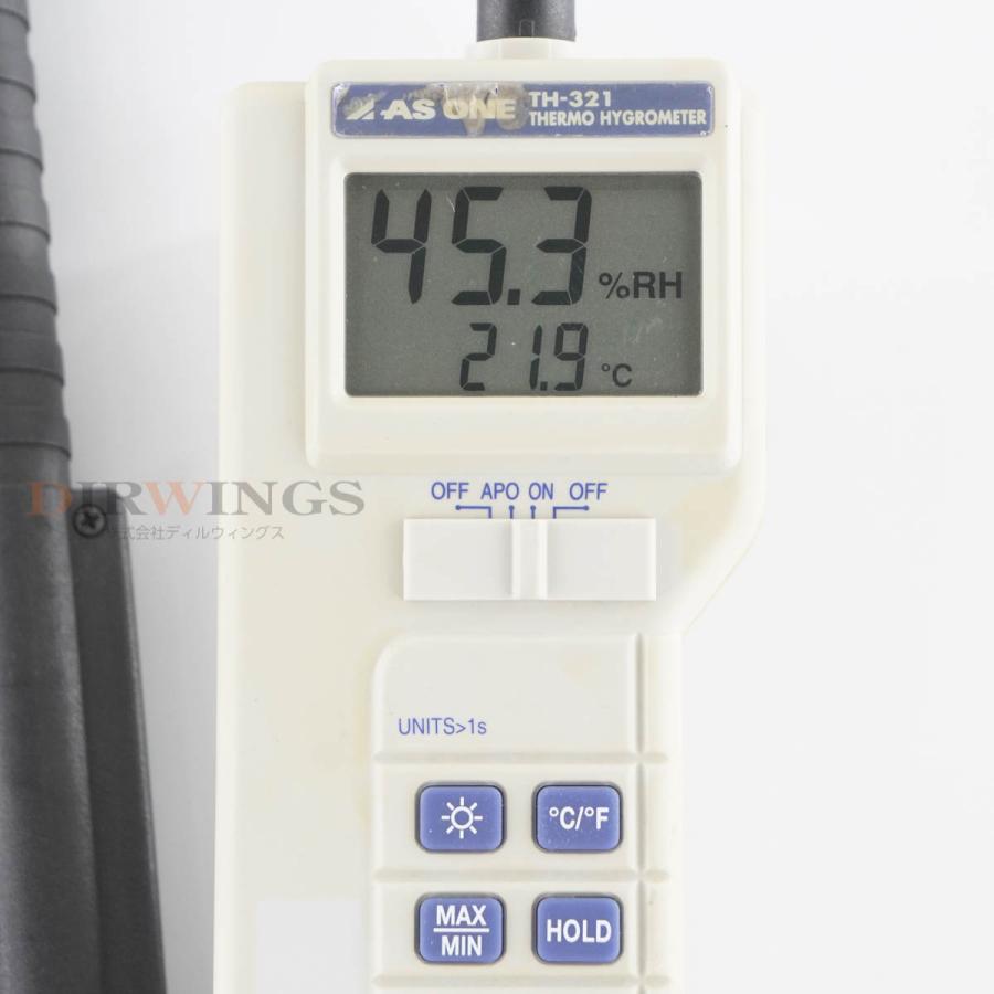 [JB]USED 保証なし AS ONE TH-321 THERMO HYGROMETER デジタル温湿度計 [06903-0006 ...