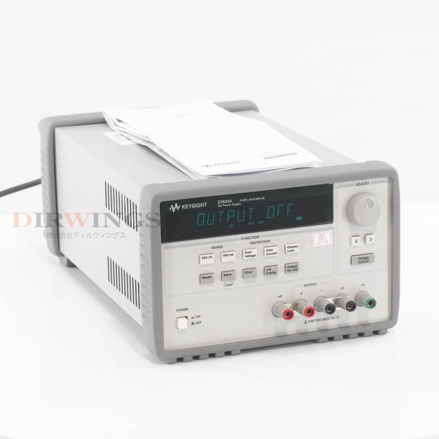[JB]USED 保証なし Keysight E3634A DC Power Supply DC電源 直流電源 OPT 0E9 0-25V ...