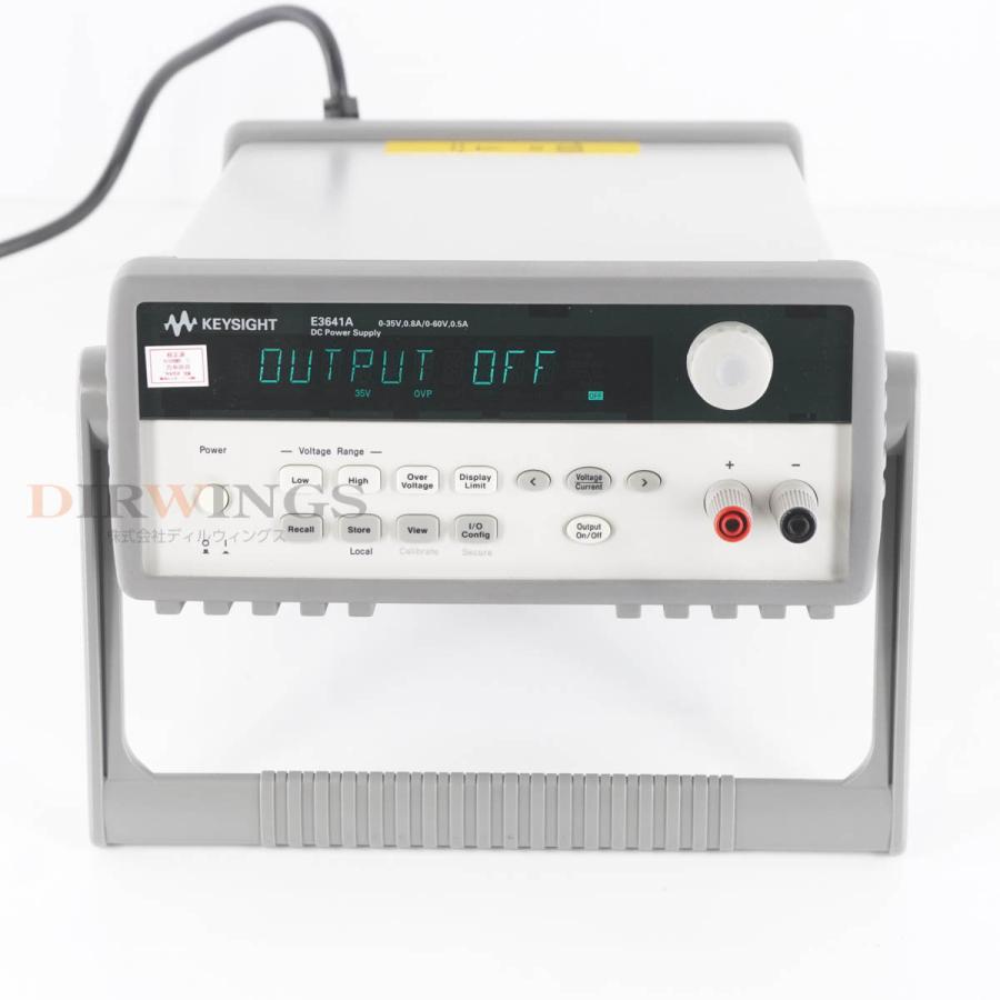 [DW]USED 8日保証 05/2024CAL Keysight E3641A DC Power Supply DC電源 直流電源 0E9 ...