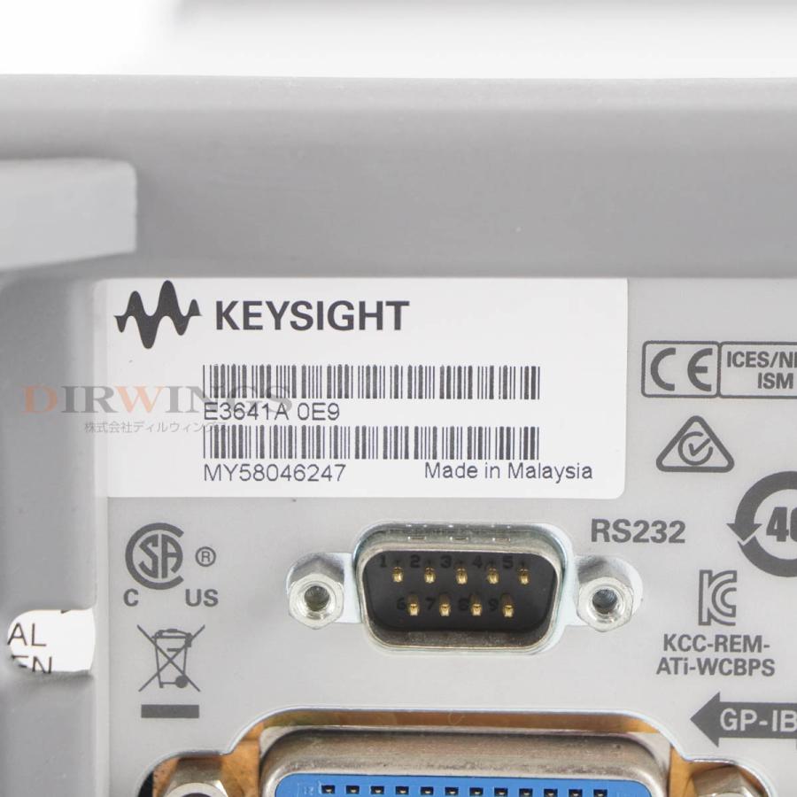 [DW]USED 8日保証 05/2024CAL Keysight E3641A DC Power Supply DC電源 直流電源 0E9 ...