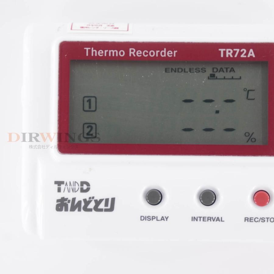 [JB]USED 保証なし T＆D TR72A おんどとり TR7A Thermo Recorder 温度湿度データロガー クラウド対応USB ...