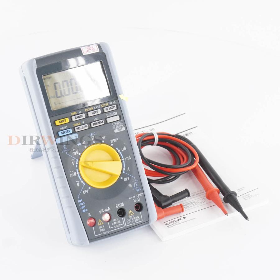 [DW]USED 8日保証 02/2024CAL YOKOGAWA TY720 DMM DIGITAL MULTIMETER デジタルマルチ ...