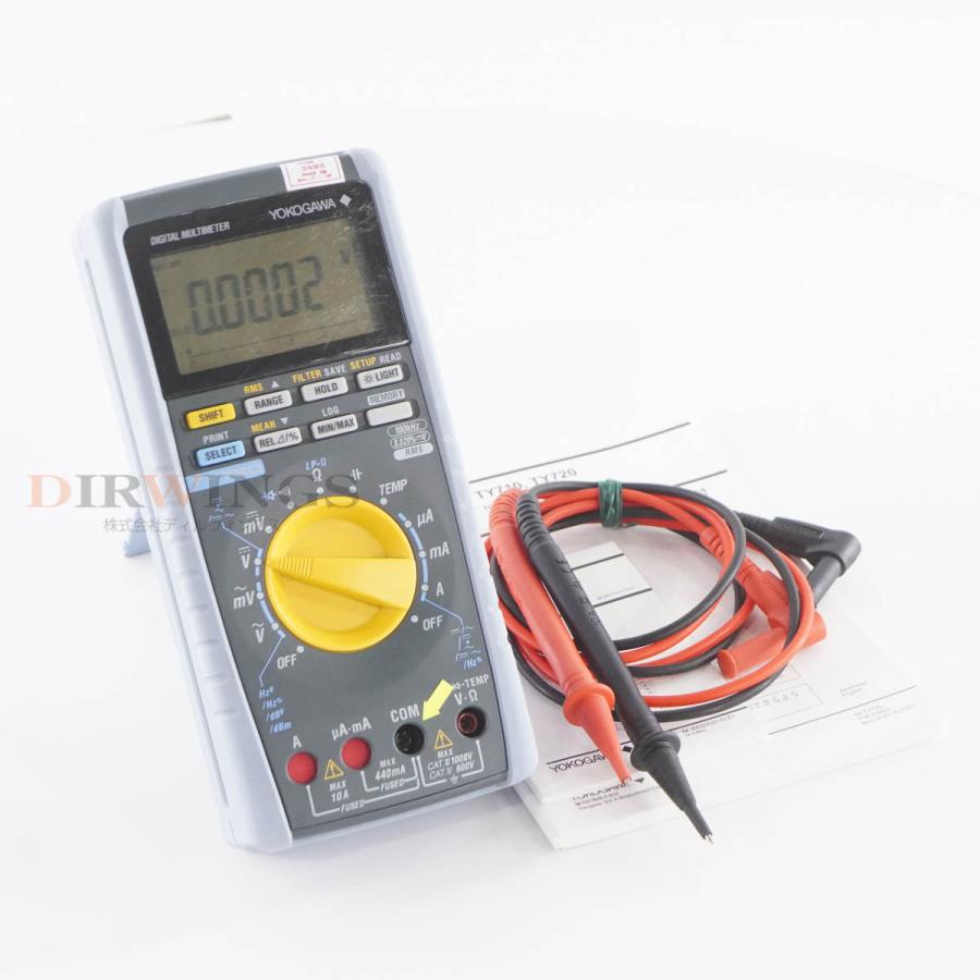 [JB]USED 保証なし YOKOGAWA TY720 DMM DIGITAL MULTIMETER デジタルマルチメーター 取扱説明書 ...