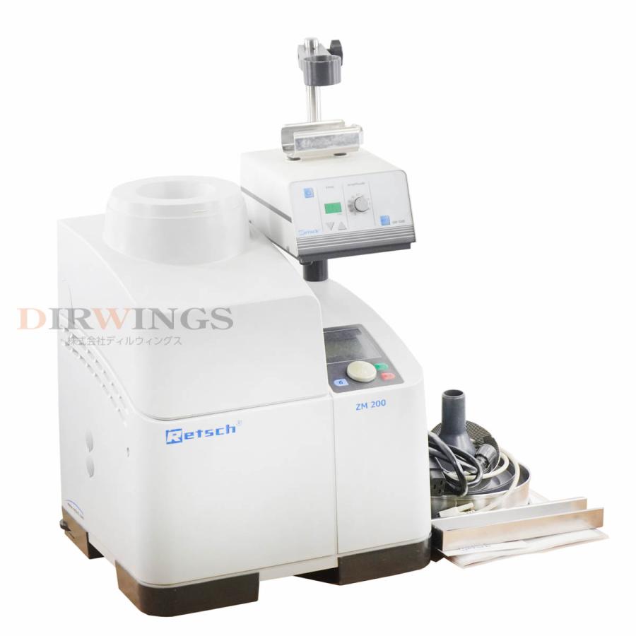 [DW]USED 8日保証 Retsch ZM 200 ZM200 Ultra Centrifugal Mill 超遠心粉砕機 DR100 ...