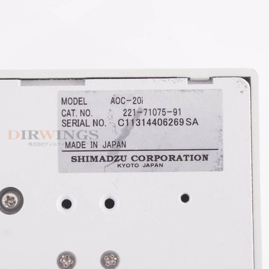 [DW]USED 8日保証 SHIMADZU GC-2010 GC-2010AF/AOC GAS CHROMATOGRAPH ガス ...