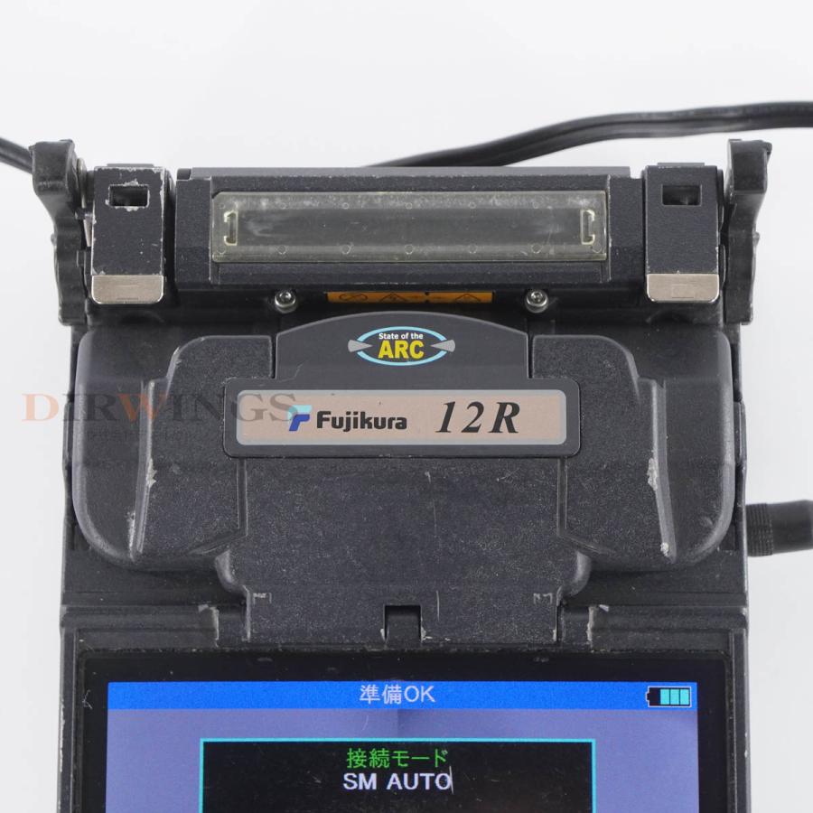 [DW]USED 8日保証 全放電1413回 Fujikura 12R FSM-12R 小型多心 光ファイバ融着接続機 FUSION SPLICER 光ファイバー融着接...[06941 ...