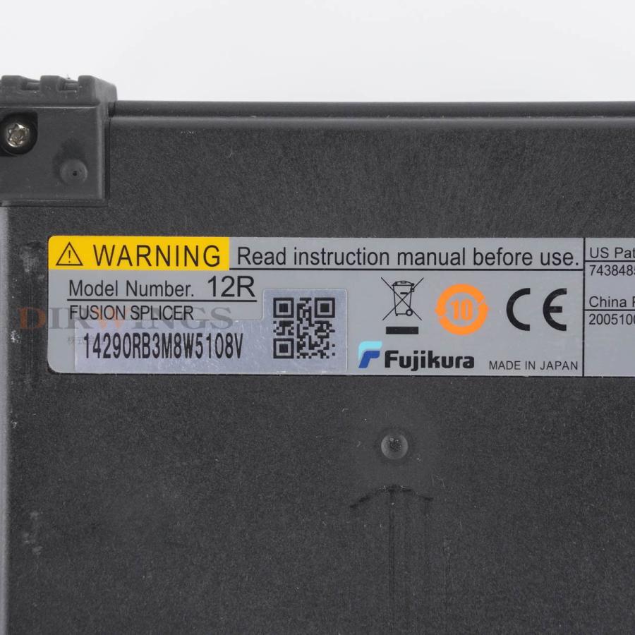 [DW]USED 8日保証 全放電1413回 Fujikura 12R FSM-12R 小型多心 光ファイバ融着接続機 FUSION SPLICER 光ファイバー融着接...[06941 ...