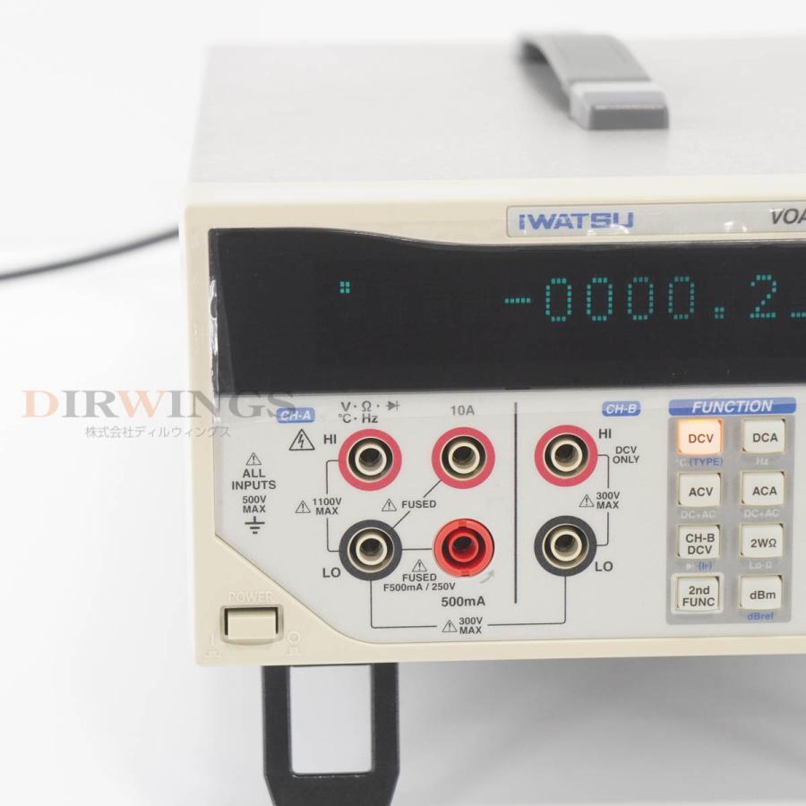 [DW]USED 8日保証 IWATSU VOAC7520 DMM DIGITAL MULTIMETER デジタルマルチメーター SC-351 ...