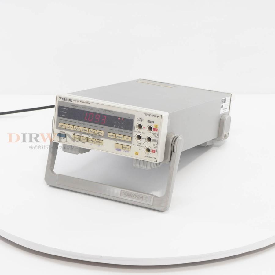 [DW]USED 8日保証 YOKOGAWA 7555 7555-01 DMM DIGITAL MULTIMETER デジタルマルチメーター ...