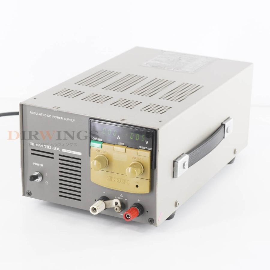 [DW]USED 8日保証 KIKUSUI PAN110-3A PAN-A REGULATED DC POWER SUPPLY 直流安定化電源 DC電源 直流電源 0-110V 3A ...