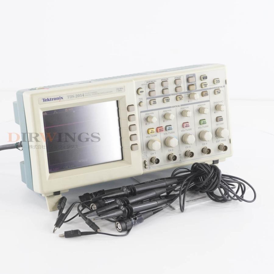 [DW]USED 8日保証 Tektronix TDS 2014 TDS2014 DIGITAL STORAGE OSCILLOSCOPE ...