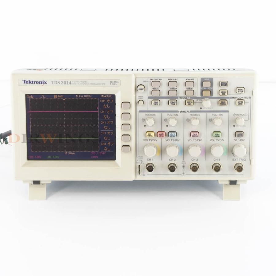 [DW]USED 8日保証 Tektronix TDS 2014 TDS2014 DIGITAL STORAGE OSCILLOSCOPE ...