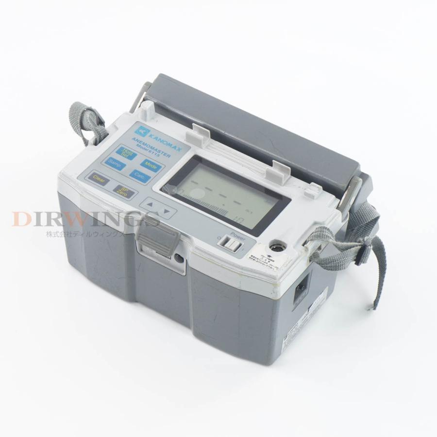 [DW]USED 8日保証 KANOMAX 6115 ANEMOMASTER アネモマスター 風速計 取扱説明書 [06971-0040 ...