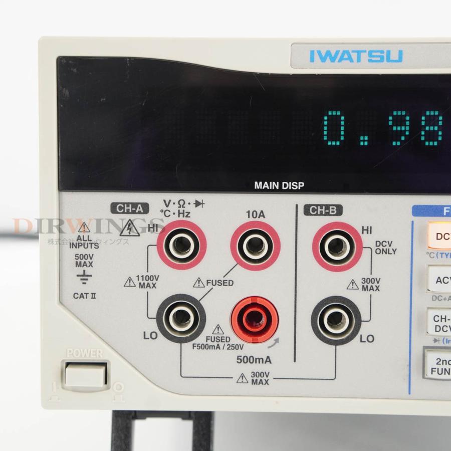 [JB]USED 保証なし IWATSU VOAC7523H DMM DIGITAL MULTIMETER デジタルマルチメーター SC ...